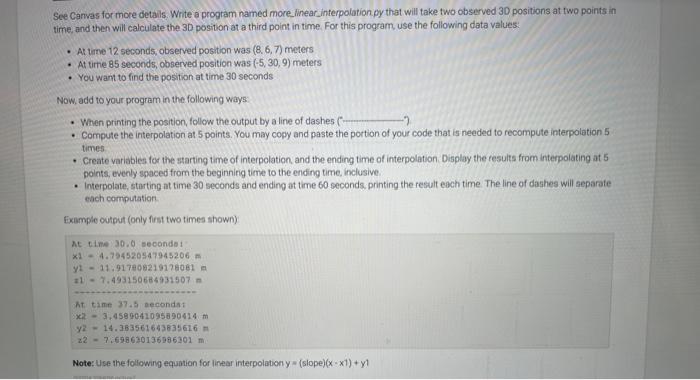 Solved See Canvas for more details. Write a program named | Chegg.com