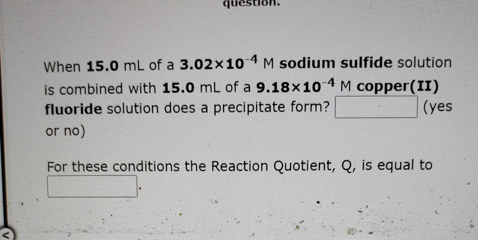 Solved When 12.0 mL of a 5.72×10−4M sodium fluoride solution | Chegg.com