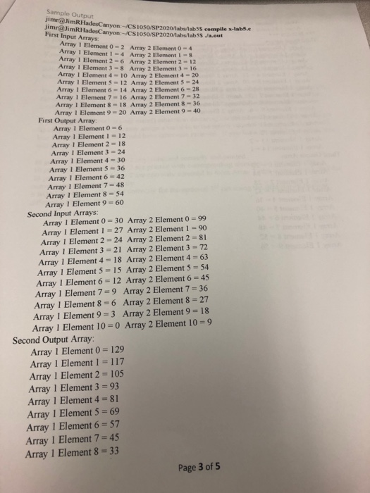 Solved CS1050 - Lab 5 Spring 2020 Concepts to Practice • | Chegg.com