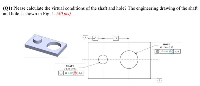 Solved (Q1) Please calculate the virtual conditions of the | Chegg.com