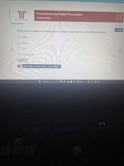 Solved Procurement and Public Procurement Assessment Which | Chegg.com