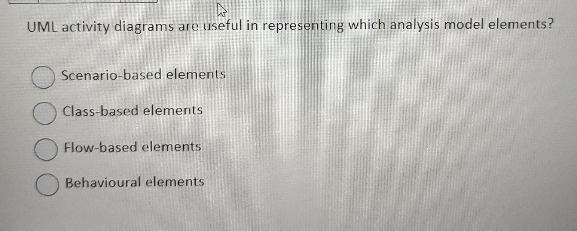 Solved UML activity diagrams are useful in representing | Chegg.com