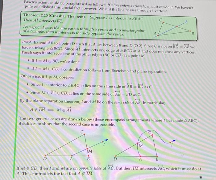 Solved 6. We complete the proof of the plane separation | Chegg.com