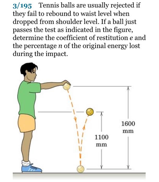 Solved 3/195 Tennis balls are usually rejected if they fail | Chegg.com