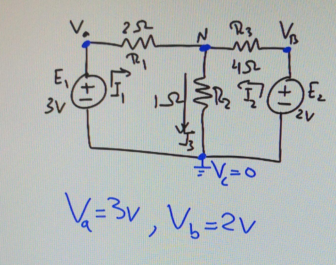 Solved Va=3v,Vb=2v | Chegg.com