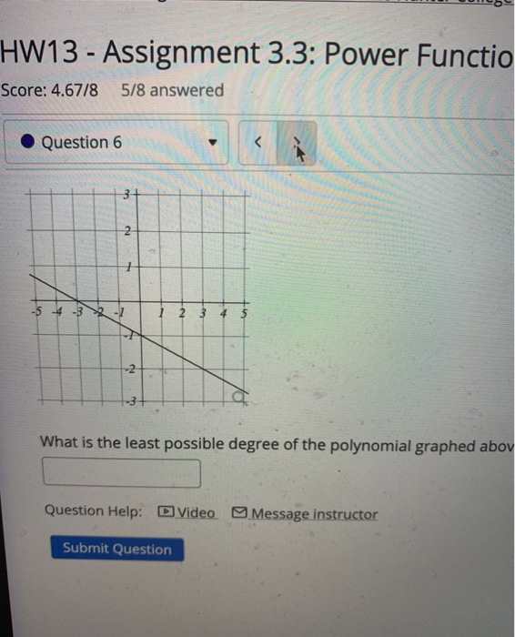 Solved HW13 - Assignment 3.3: Power Functions Score: 4/8 4/8 | Chegg.com