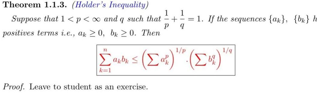 Solved 1 1 Theorem 1.1.2. Suppose that 1 1 0, b>0, we | Chegg.com