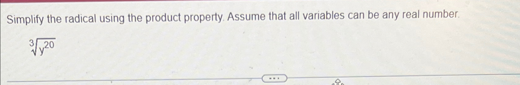 Solved Simplify the radical using the product property. | Chegg.com
