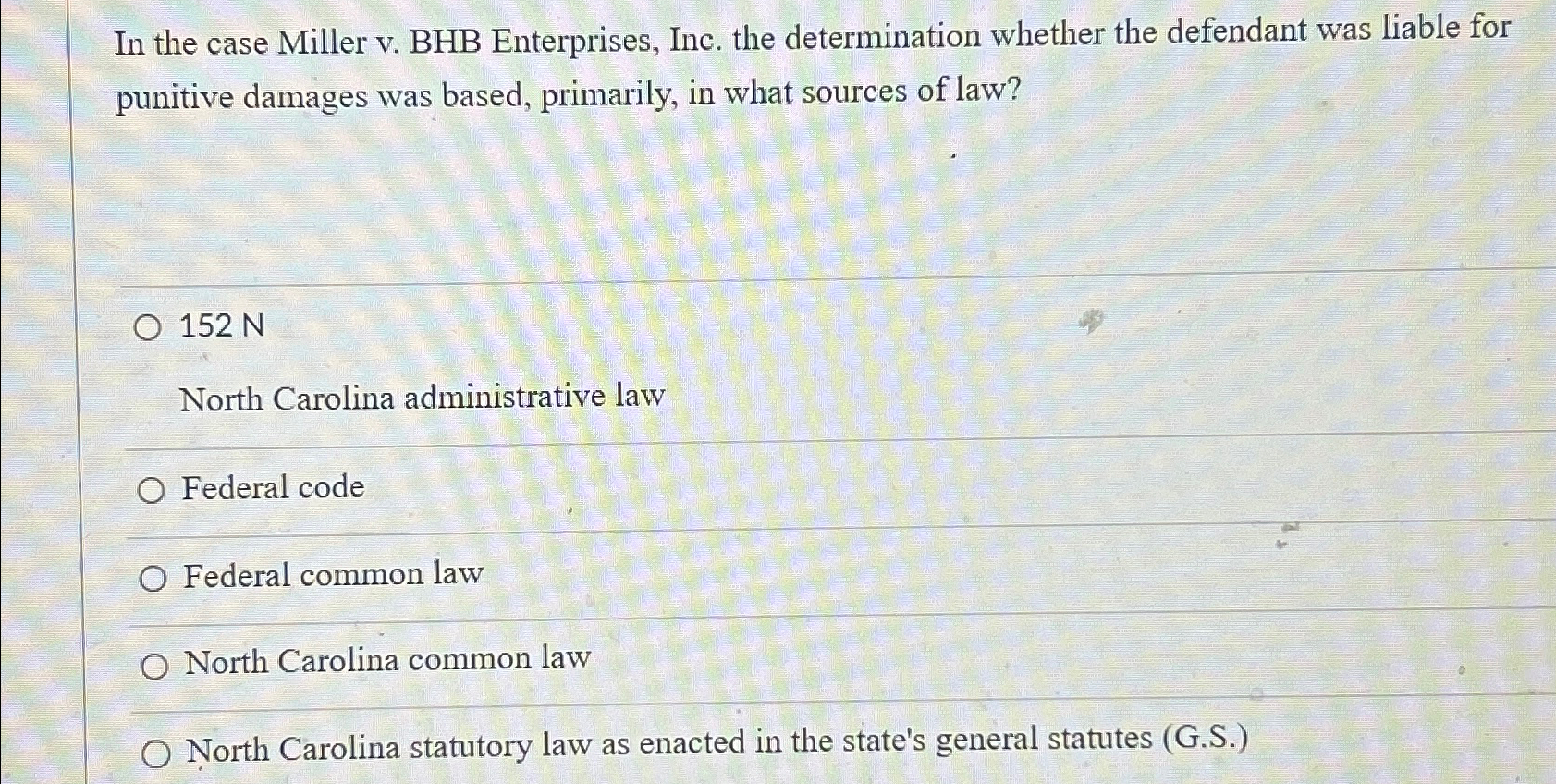 Solved In the case Miller v. ﻿BHB Enterprises, Inc. the | Chegg.com