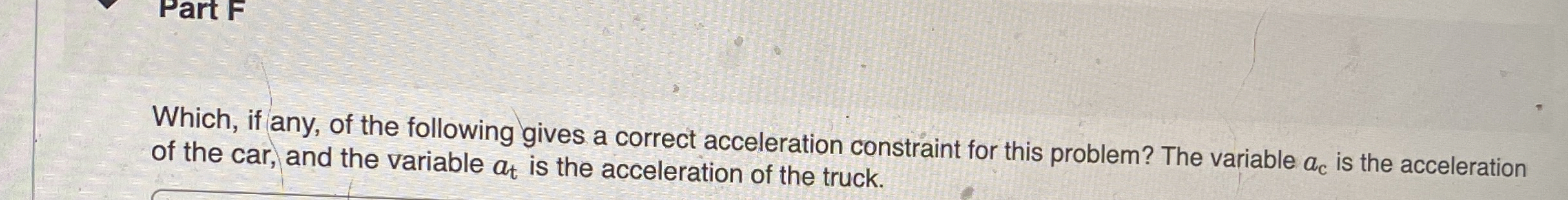 Solved Which, if any, of the following gives a correct | Chegg.com
