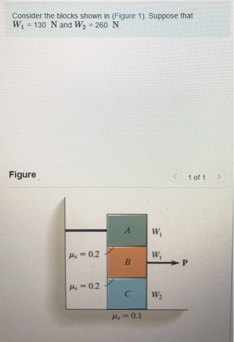 Solved Consider the blocks shown in (Figure 1). Suppose that | Chegg.com