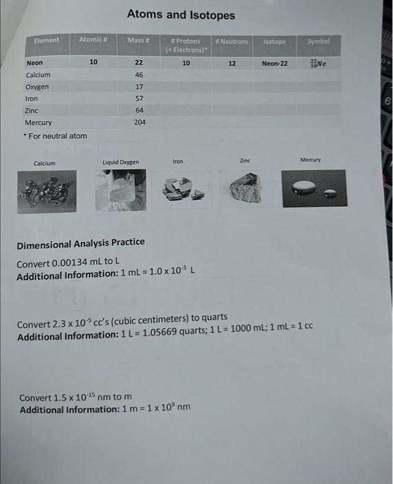 Solved This is apart of my chem study guide, and Im not sure | Chegg.com
