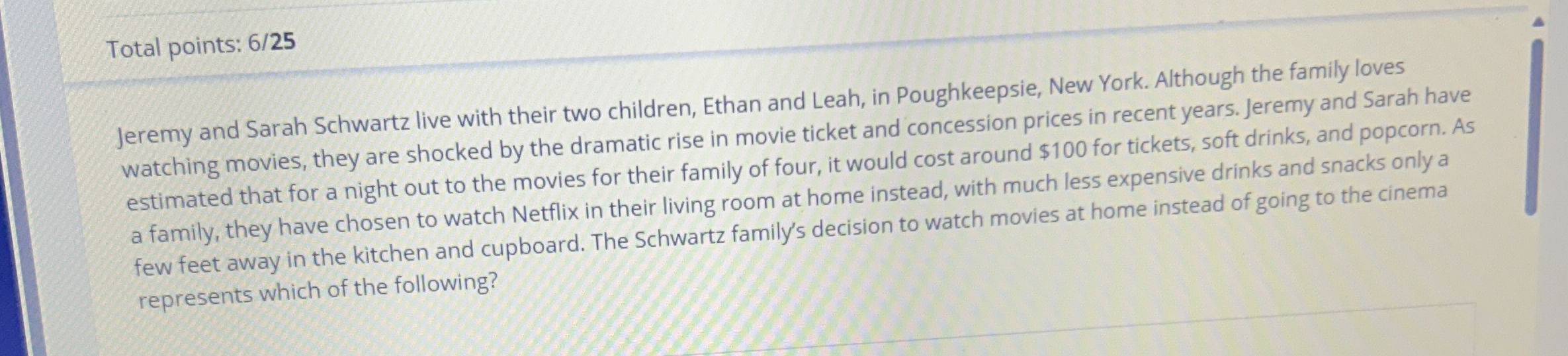 Solved Total points: 625Jeremy and Sarah Schwartz live with | Chegg.com