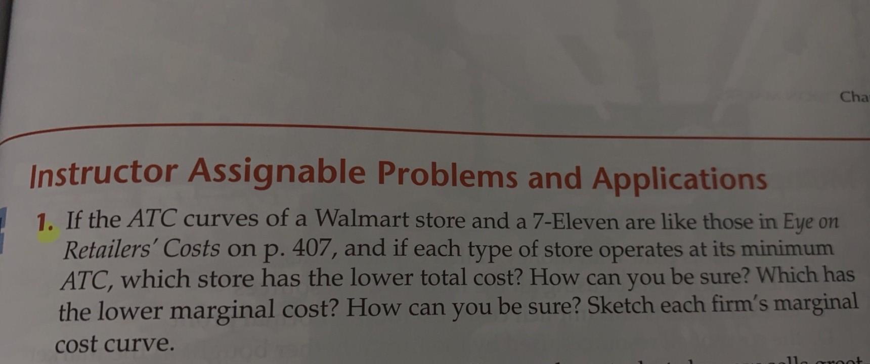 Cha Instructor Assignable Problems and Applications | Chegg.com