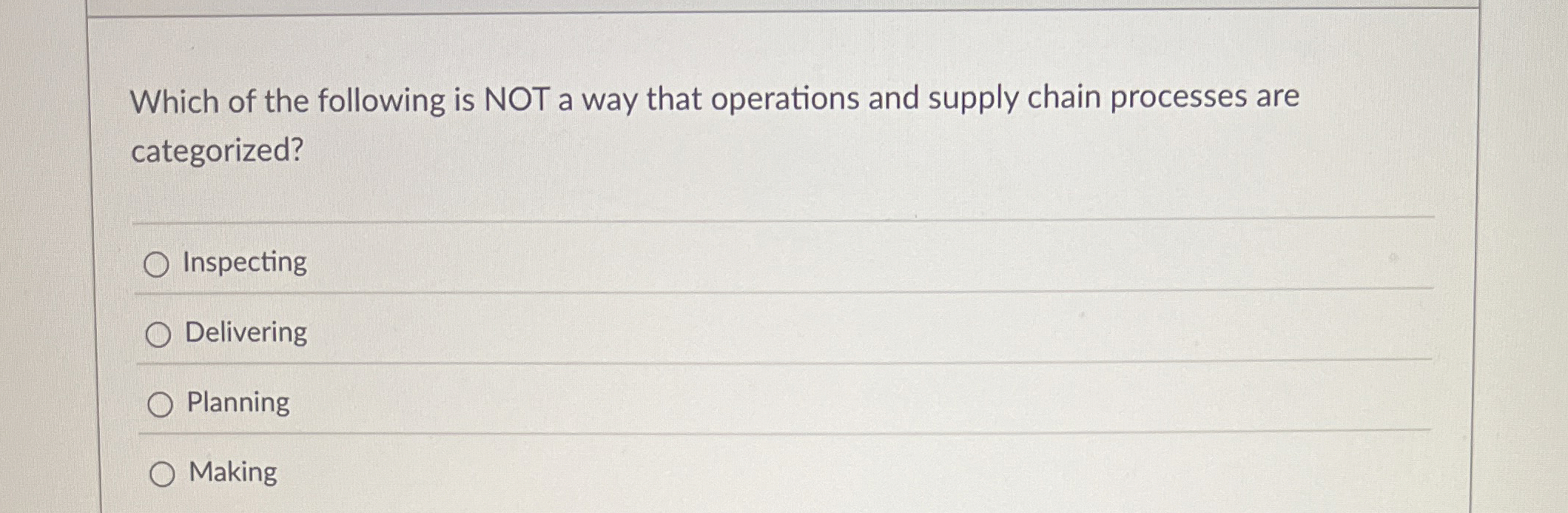 Solved Which of the following is NOT a way that operations | Chegg.com