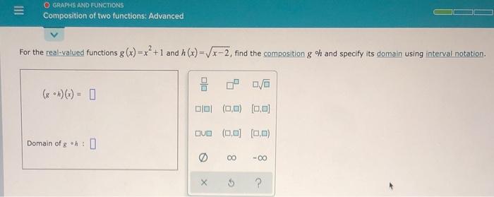 Solved III OGRAPHS AND FUNCTIONS Composition of two | Chegg.com
