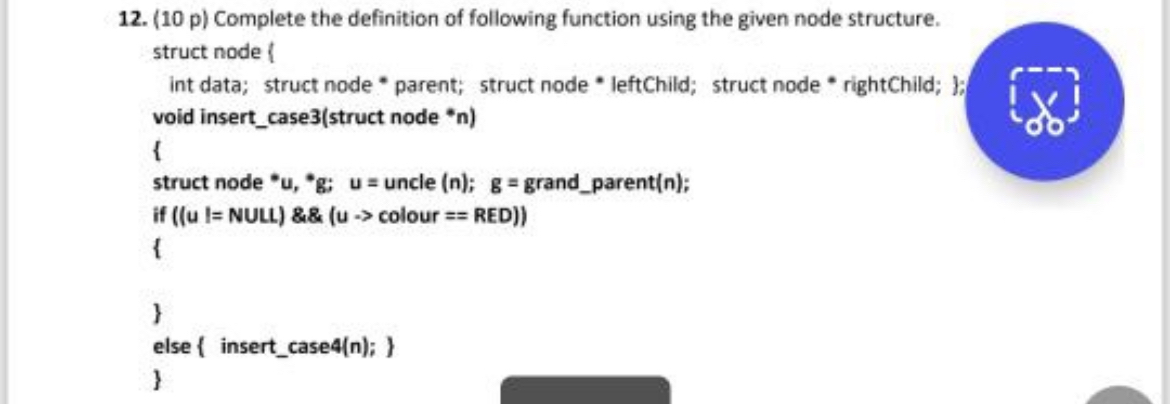 Solved (10 ﻿p) ﻿Complete the definition of following | Chegg.com
