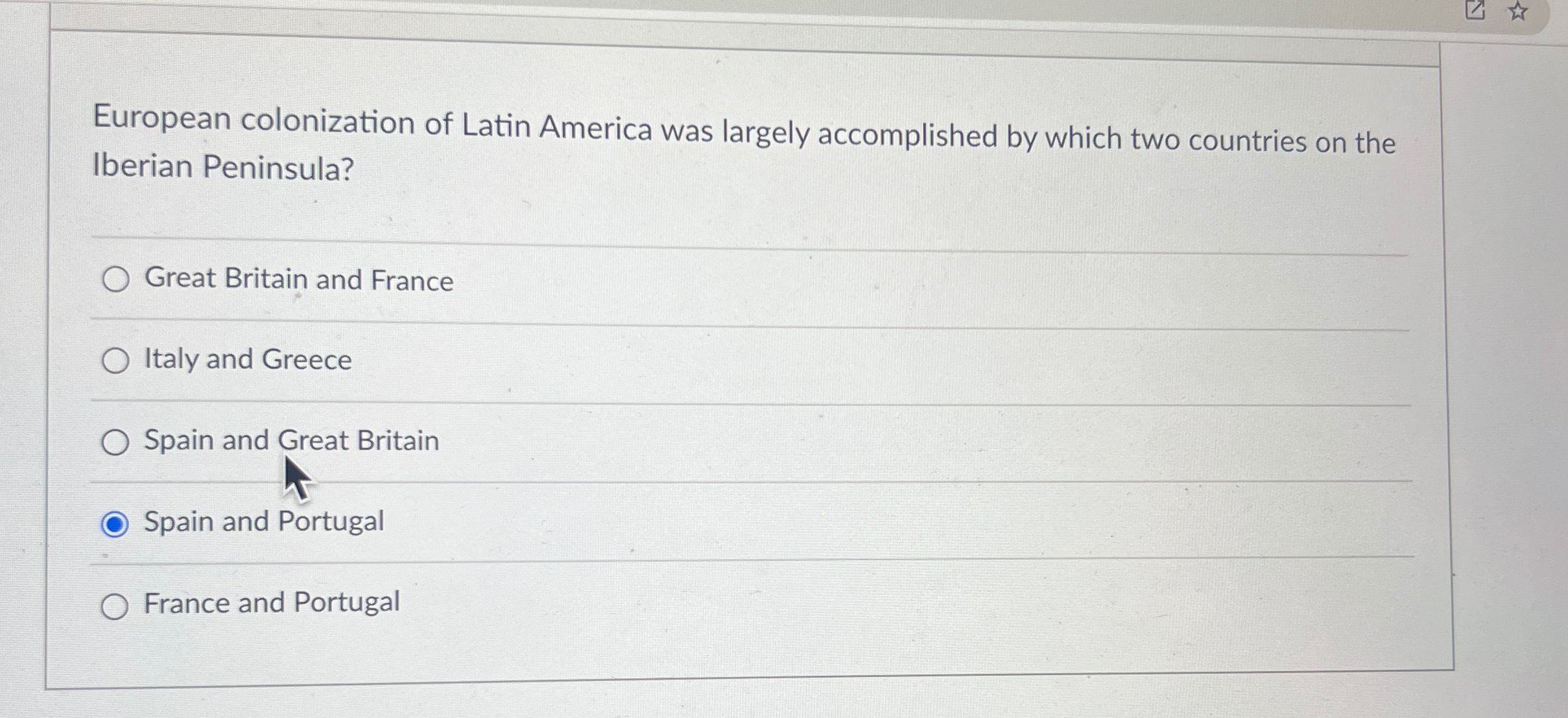 Solved European colonization of Latin America was largely | Chegg.com