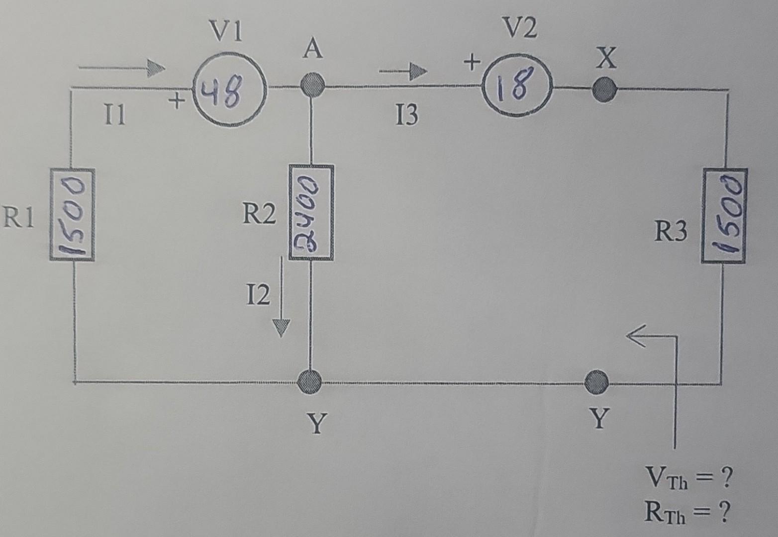 Solved This is a Circuits Question.Can you please show the | Chegg.com