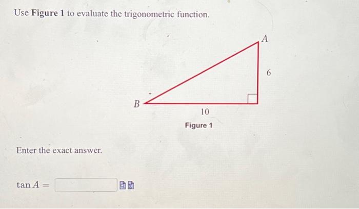 Solved Use Figure 1 to evaluate the trigonometric function. | Chegg.com