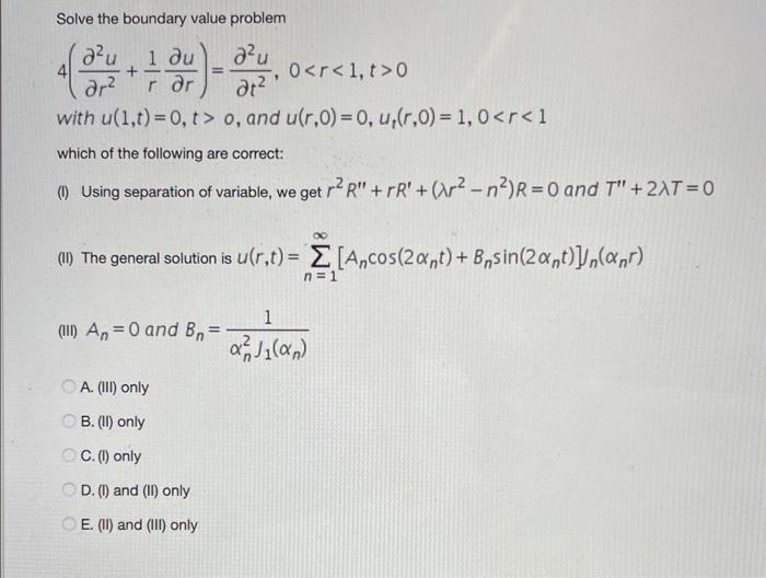 Solved Solve the boundary value problem | Chegg.com