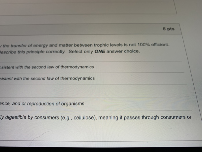 Solved Question 2 Four of the following statements explain | Chegg.com