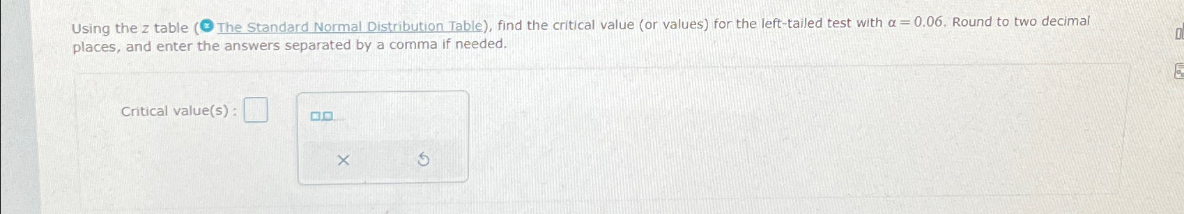 Solved Using the z ﻿table ( ﻿The Standard Normal | Chegg.com