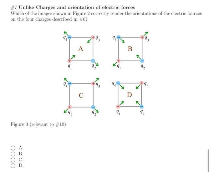 Solved H7 Dalike Charges and orientation of electric | Chegg.com
