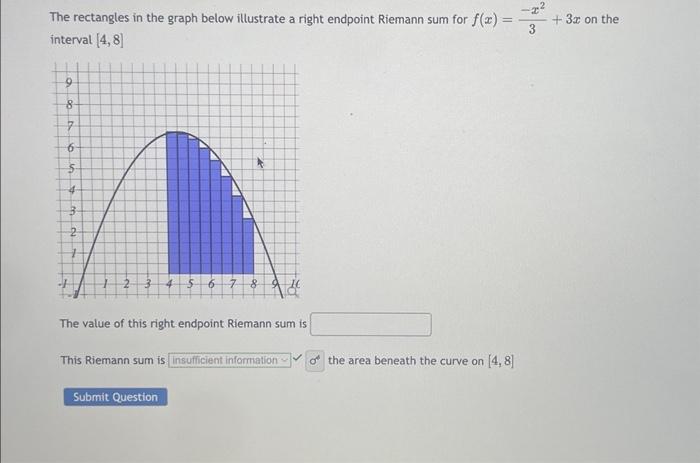 Solved The rectangles in the graph below illustrate a right | Chegg.com