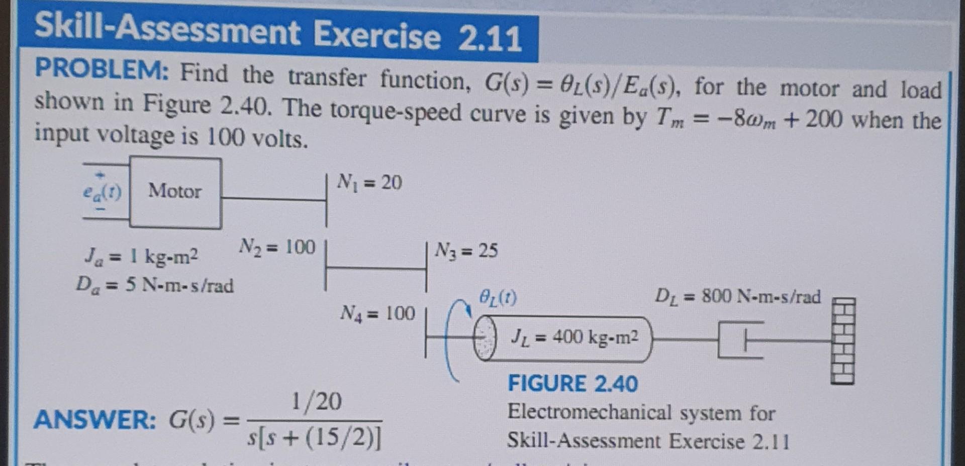 Solved Skill-Assessment Exercise 2.11 PROBLEM: Find the | Chegg.com