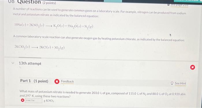 Solved A number of reactions can be used to generate common | Chegg.com