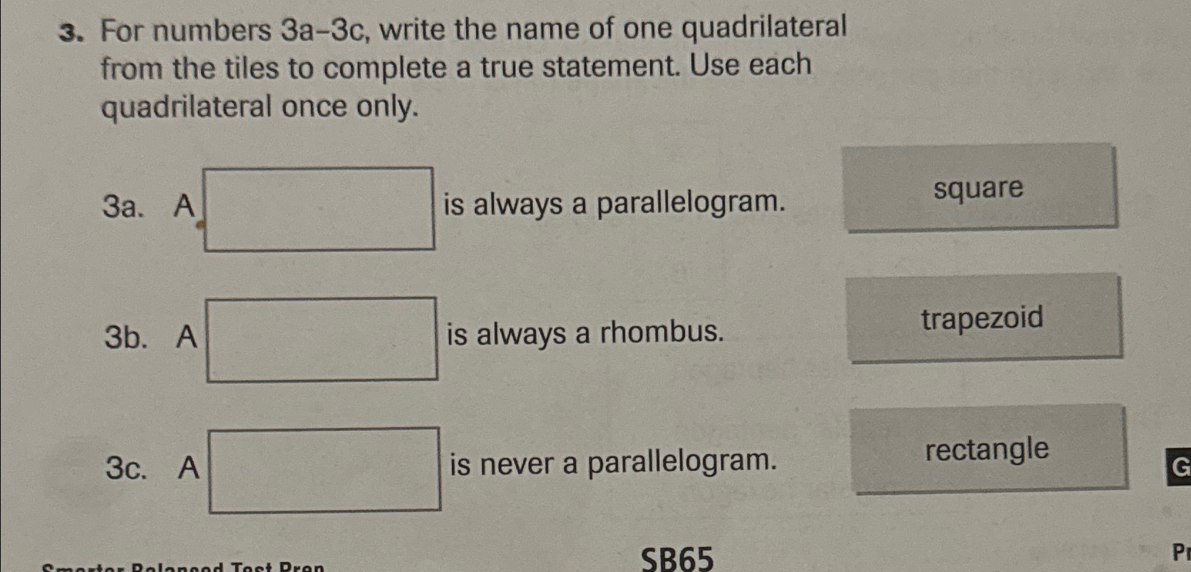 For numbers 3a-3c, ﻿write the name of one | Chegg.com