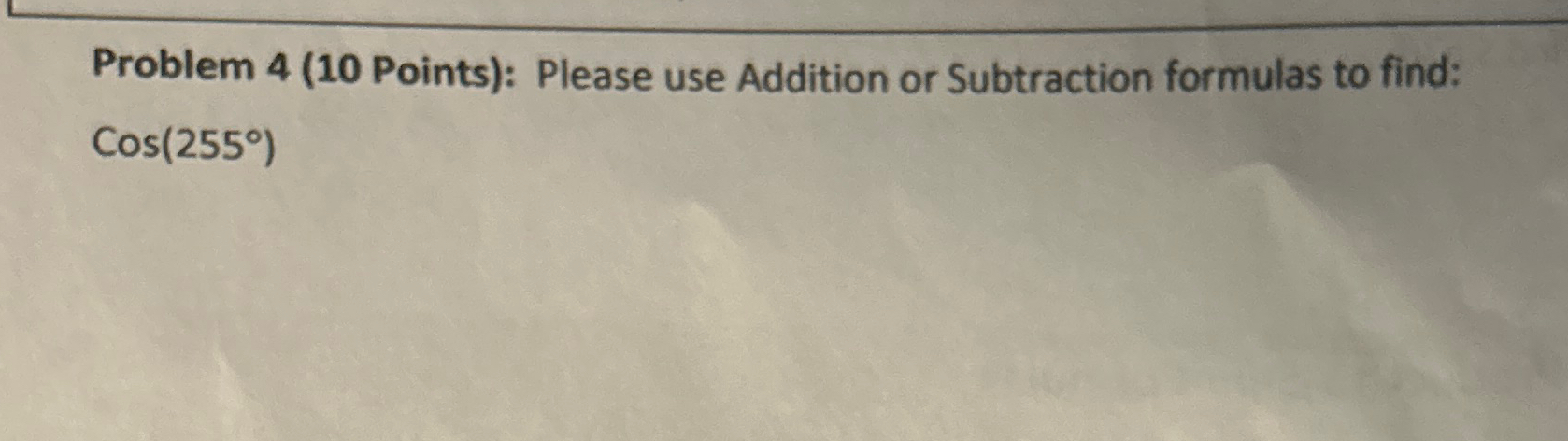 Solved Problem 4 (10 Points): Please use Addition or | Chegg.com Solved Problem 4 (10 Points): Please use Addition or | Chegg.com