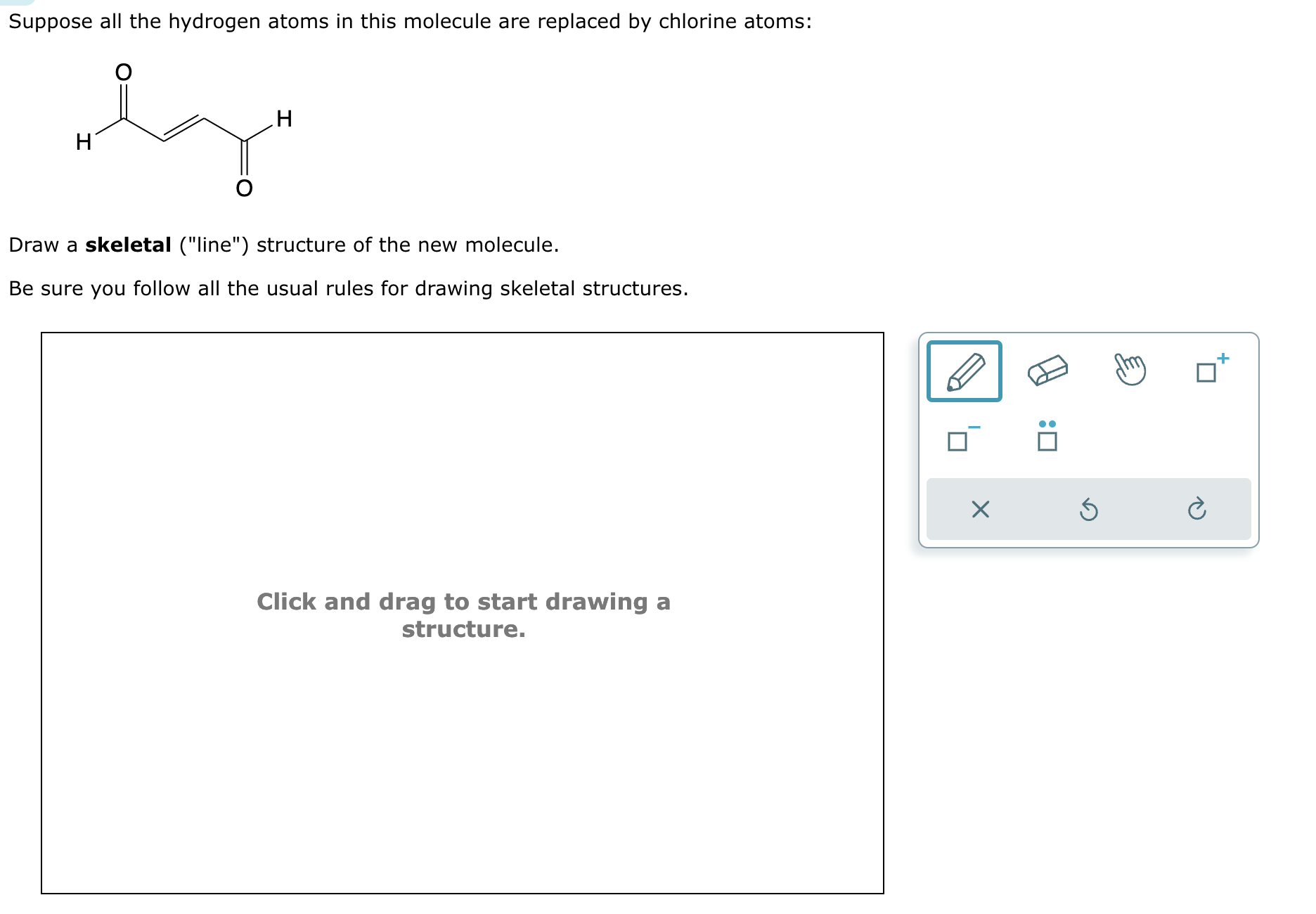 Solved Suppose All The Hydrogen Atoms In This Molecule Are