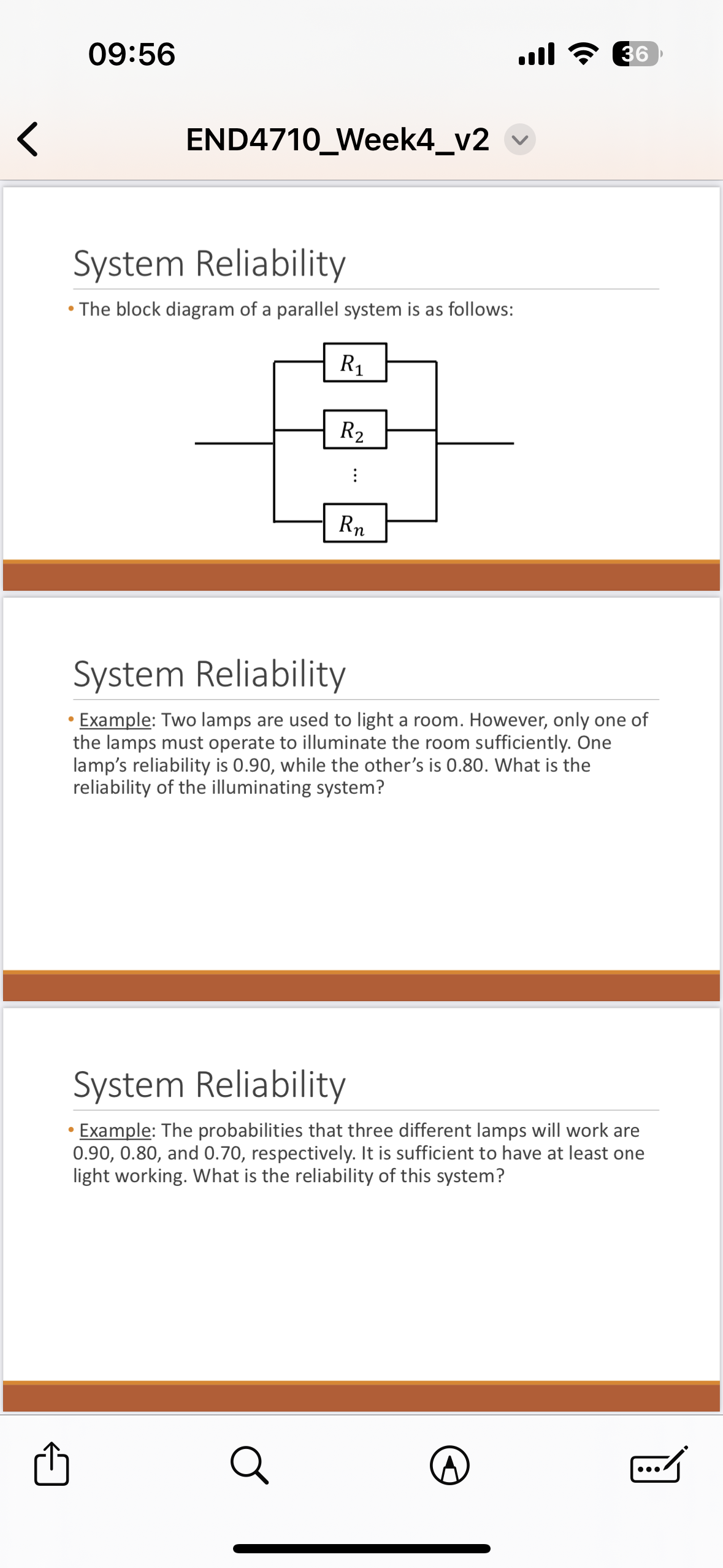 Solved System ReliabilityThe block diagram of a parallel | Chegg.com