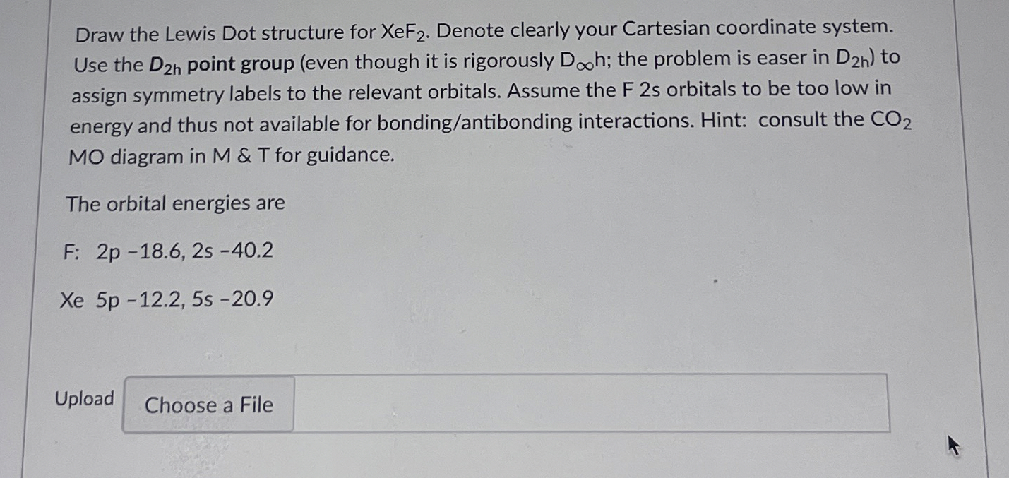 Solved Draw The Lewis Dot Structure For Xef2 ﻿denote 0092