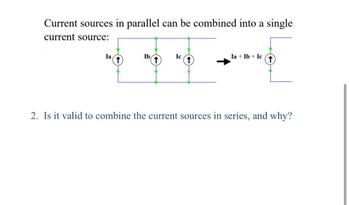 Solved Voltage sources in series can be combined into a | Chegg.com
