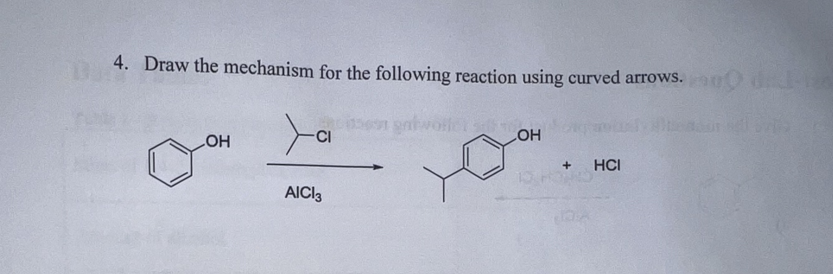 Solved Draw the mechanism for the following reaction using | Chegg.com