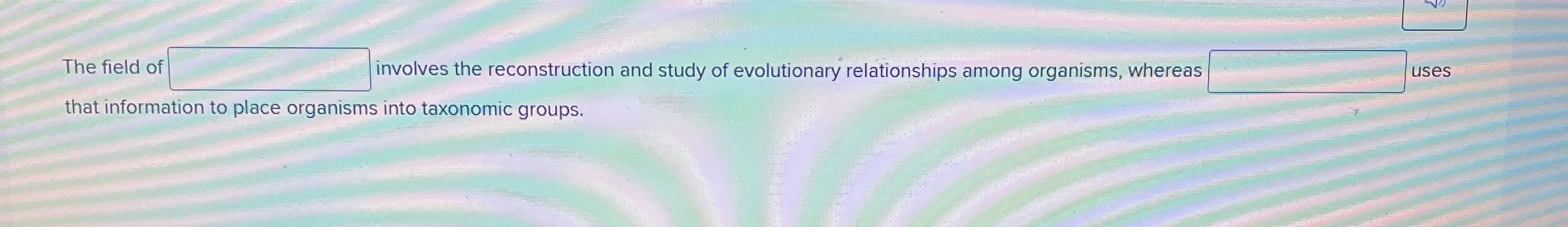 Solved The field ofinvolves the reconstruction and study of | Chegg.com