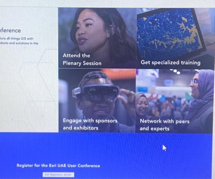 Esri UAE User Conference The r gion's largest Gi | Chegg.com