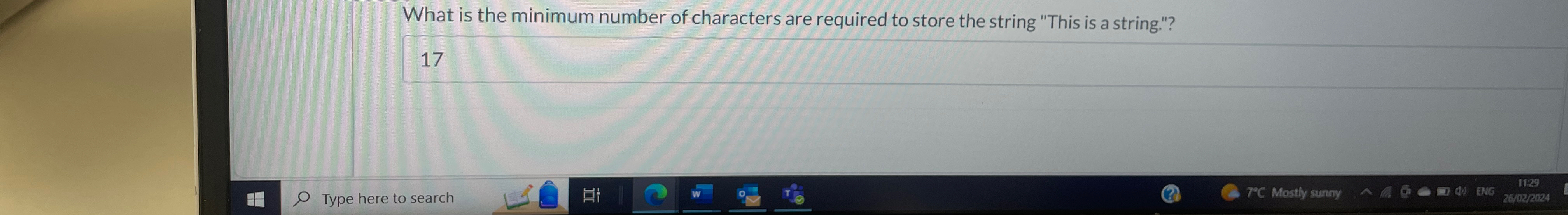 Solved What is the minimum number of characters are required | Chegg.com