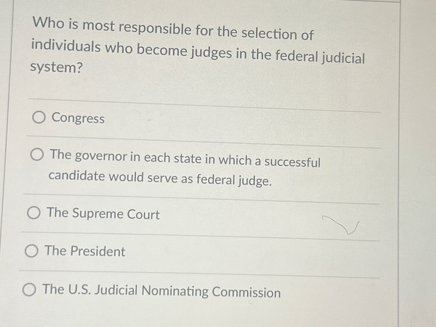 Solved Who is most responsible for the selection of | Chegg.com