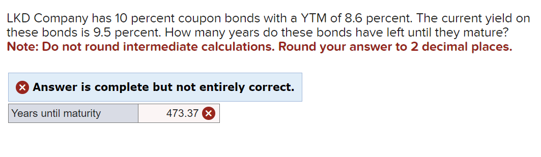 Solved LKD Company has 10 ﻿percent coupon bonds with a YTM | Chegg.com
