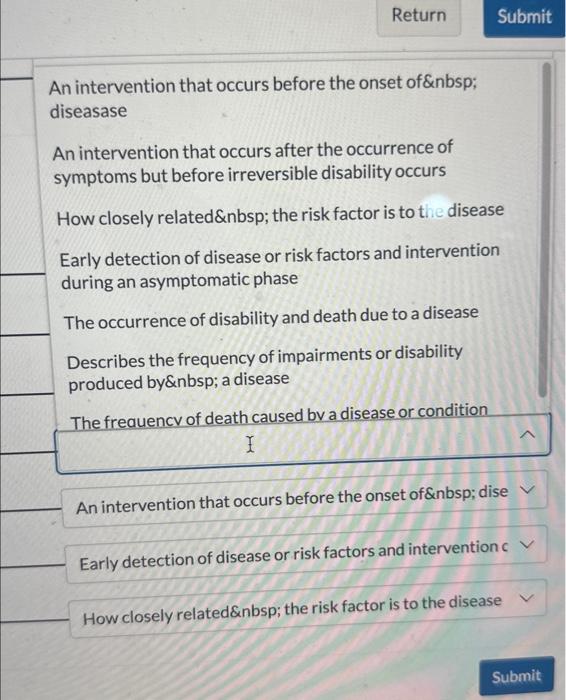Solved 5 . 25 points Match the following terms with the | Chegg.com
