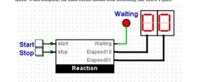 Solved Reaction Timing Game Reaction Timer Main Circuit