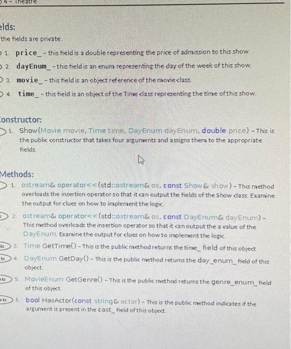 Solved The DayEnum enum This type represents the days of the | Chegg.com