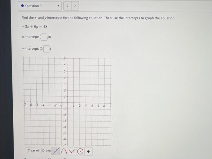 Solved Find the x - and y-intercepts for the following | Chegg.com