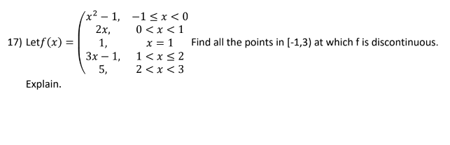 Solved do this and explain it step by step pleaseLet [-1,3)f | Chegg.com