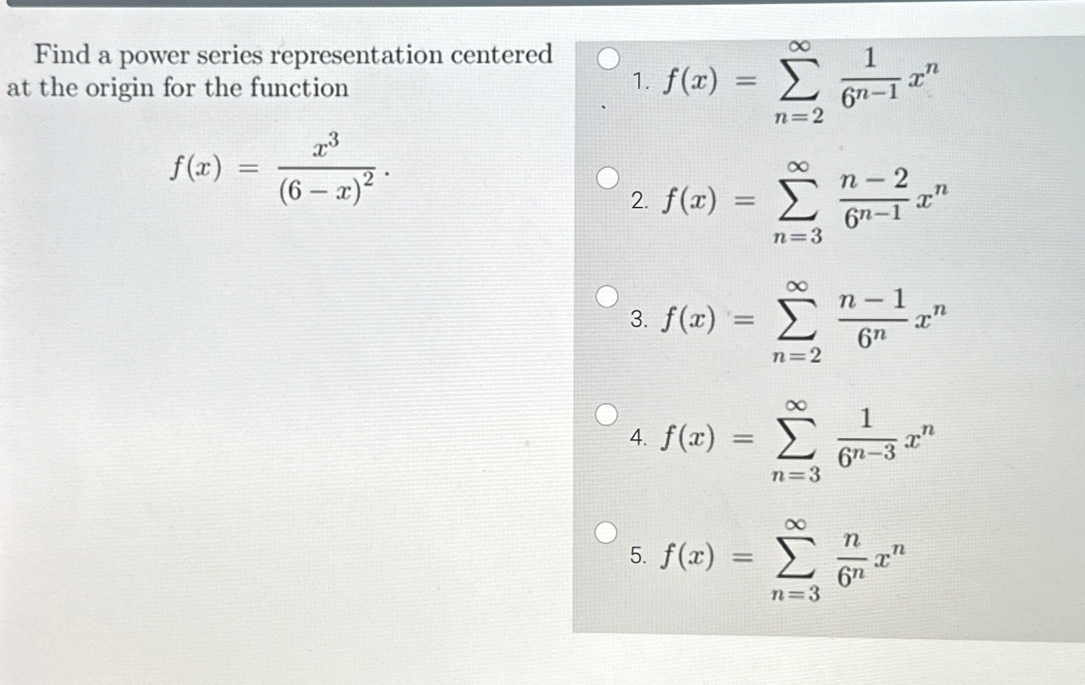 Solved Find a power series representation centered at the | Chegg.com