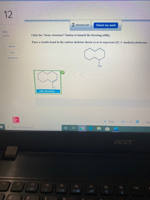 Solved 12 2 attempts left Check my work 1.05 points Click | Chegg.com